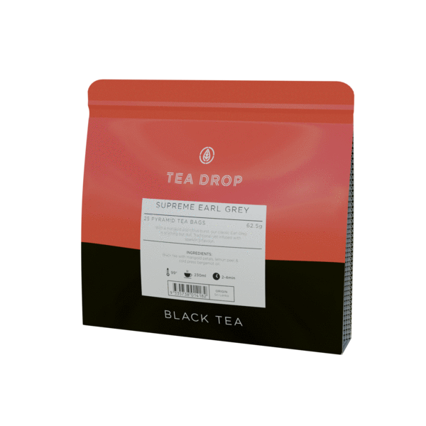 TEADROP SUPREME EARL GREY TEA 100 - Global Beverage Solutions